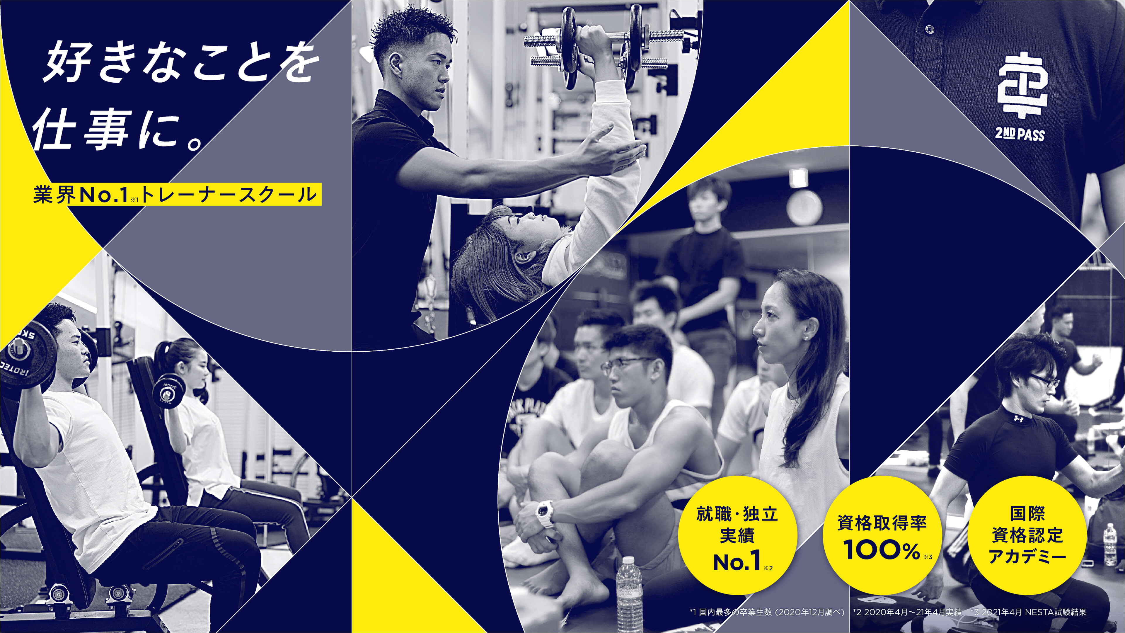 パーソナルトレーナー養成スクール|2ndPASS(セカンドパス)